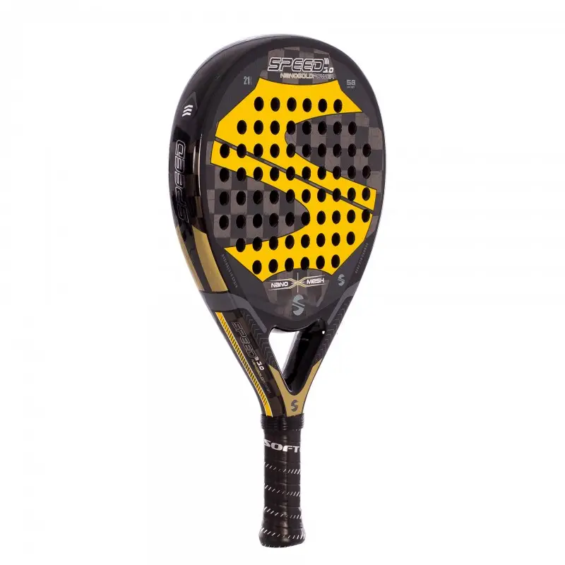 Pala Pádel Softee Speed Gold Power 3.0 Nano Mesh Palas Padel Genero ...