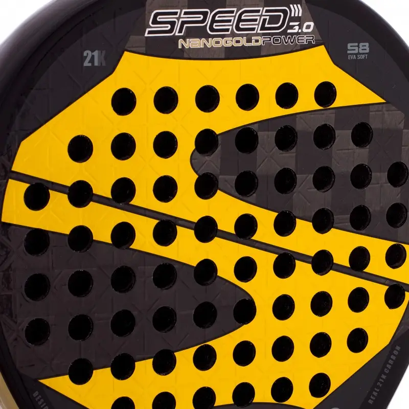 Pala Pádel Softee Speed Gold Power 3.0 Nano Mesh Palas Padel Genero ...