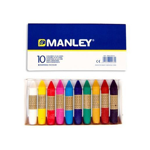 Ceras de Colorear Blandas Manley 10Uds - Manualidades - Adrada.es Ceras ...