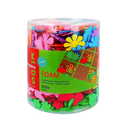 Goma Eva Escolar Flores 830Uds - Adrada.es
