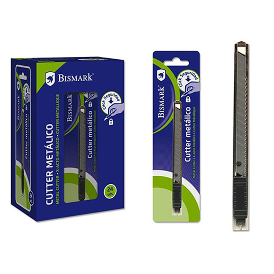 Cutter Metalico 9mm - Adrada.es Cutter Tamaño 9 mm Cutter Tipo Metálico ...