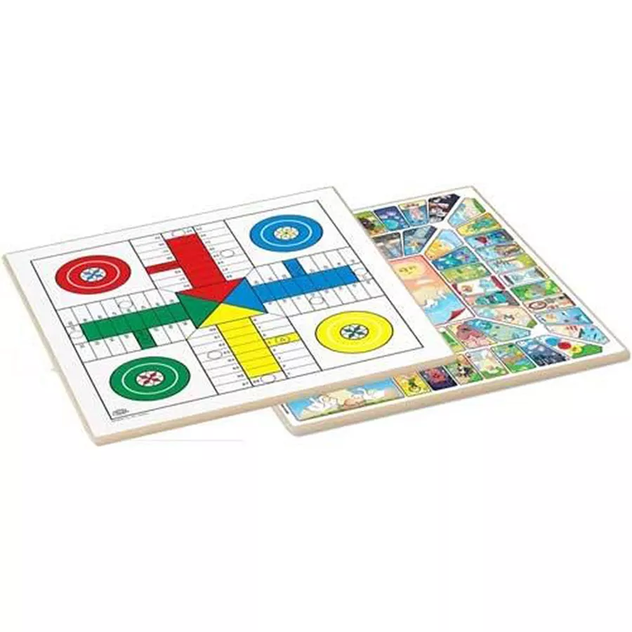 Parchis Oca Tablero Madera 4 Jugadores 33x33Cm - Adrada.es