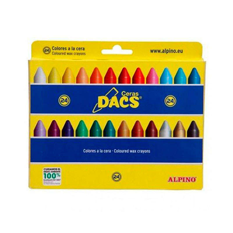 Ceras de Colorear Blandas Dacs 12Uds - Manualidades - Adrada.es Ceras ...