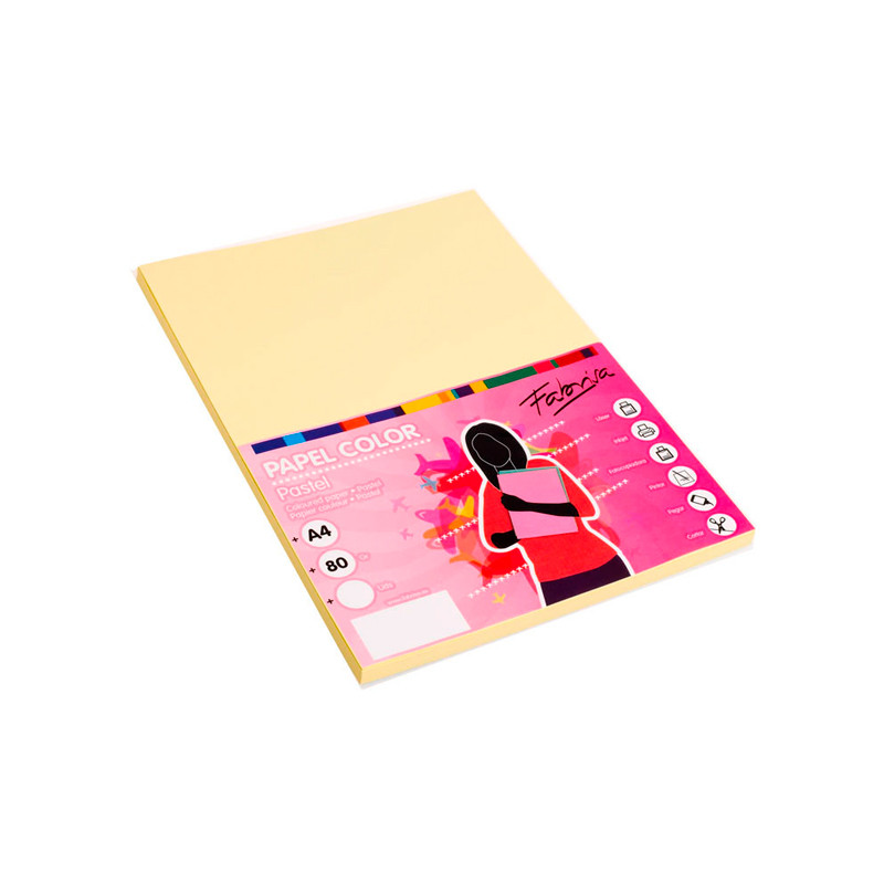 Folios de Colores a3 Amarillo Claro Fabrisa 500 hojas - Adrada.es