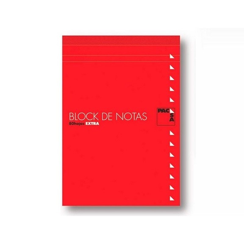 Cuaderno de Notas Folio Grapado Tapa Hojas Blancas 80 Hojas - Adrada.es