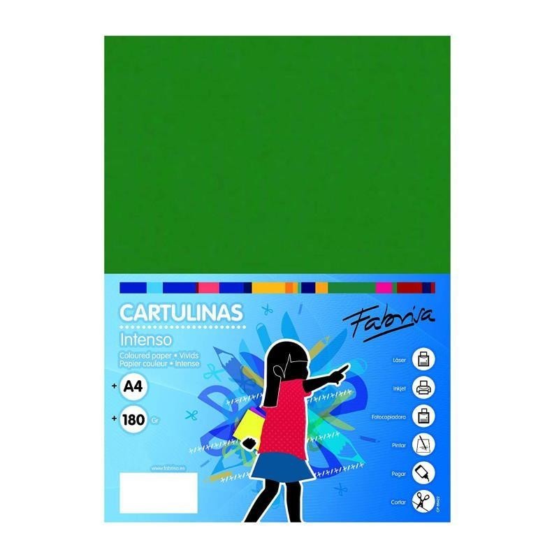 Cartulina a4 Verde Intenso - Adrada.es Cartulina Presentación Individual Cartulina Acabado Mate ...